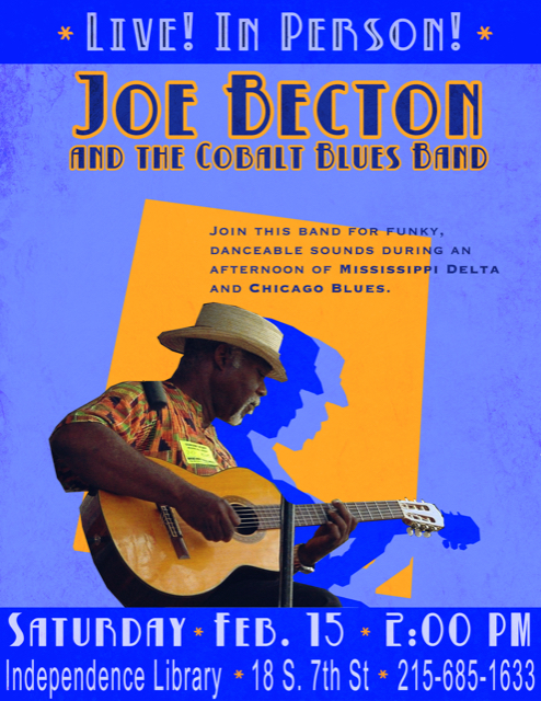 Blues Program on February 15 – Friends of the Independence Branch of ...